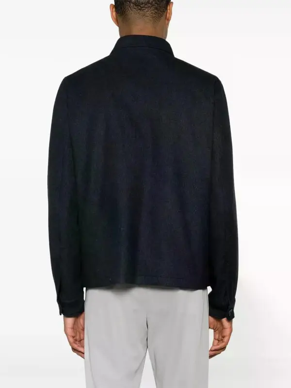 Herno Felted Finish Shirt Jacket