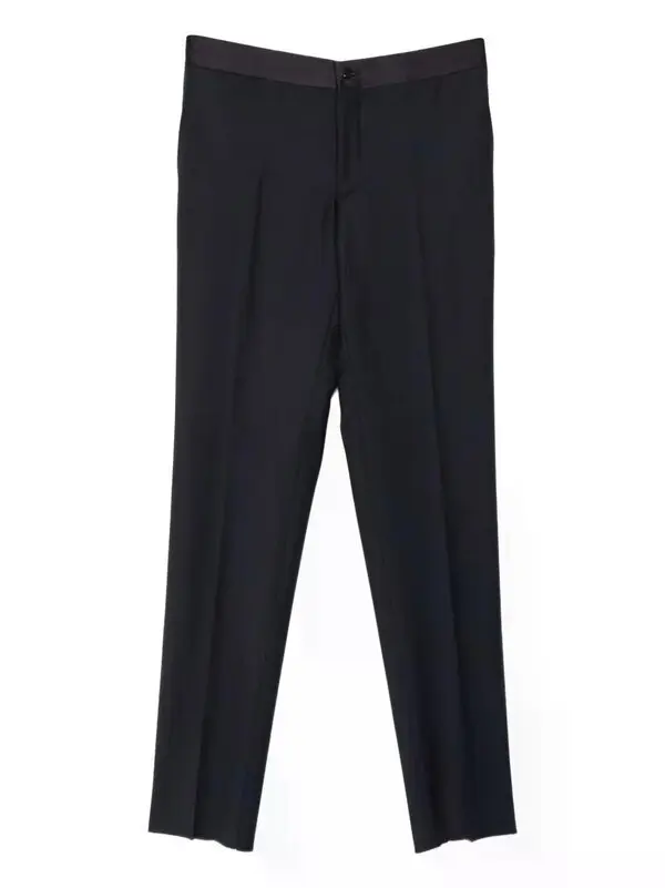 Canali Side-stripe Trousers - Blue