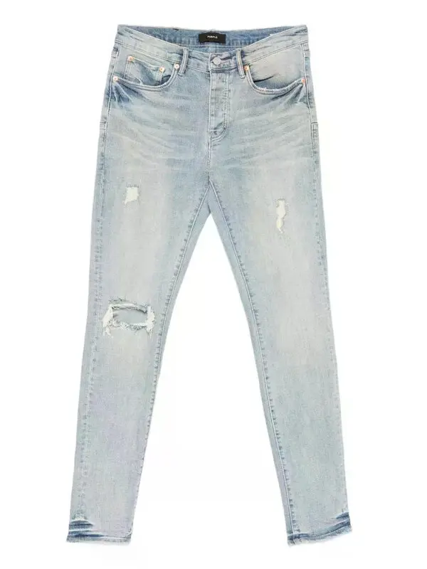 PURPLE BRAND Ripped Detailing Jeans
