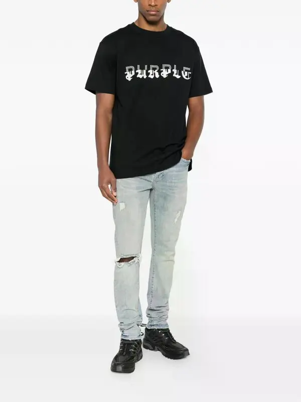 PURPLE BRAND Ripped Detailing Jeans