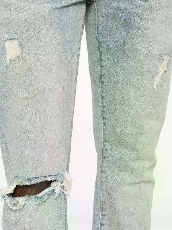 PURPLE BRAND Ripped Detailing Jeans