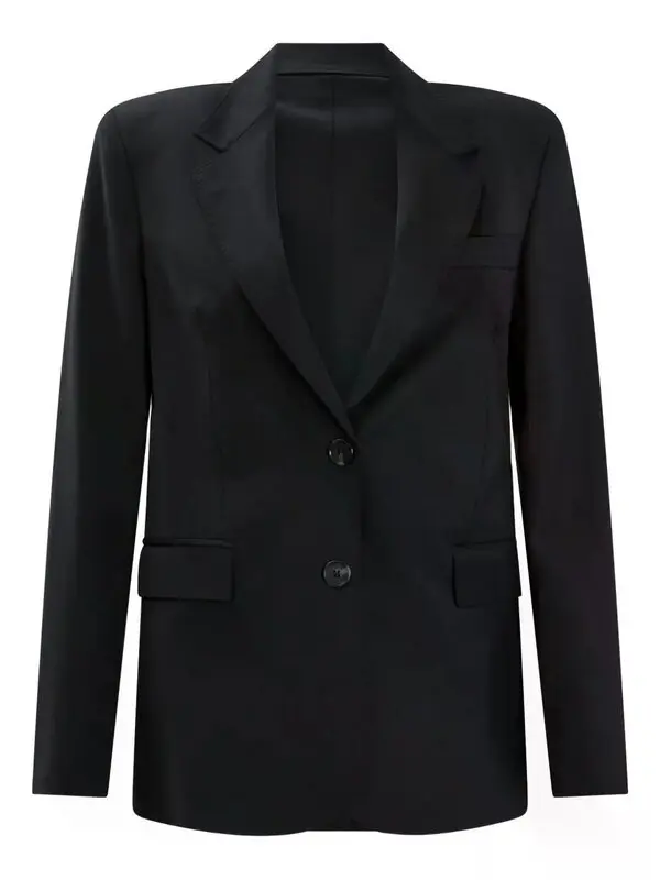 SEMPER Buttoned Blazer - Black