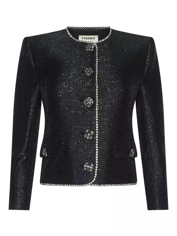 L'Agence Zell Sequined Jacket