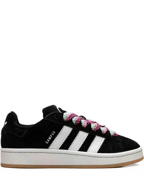 Adidas Campus 00s Sneakers With Striped Laces - Black