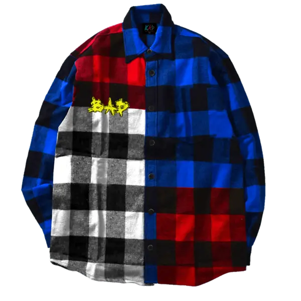 XXXTENTACION Bad Vibes Forever Flannel Shirt - Multicolor