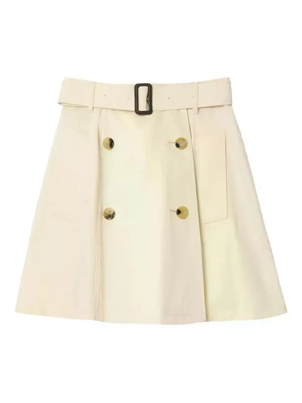 Burberry Belted Mini Skirt