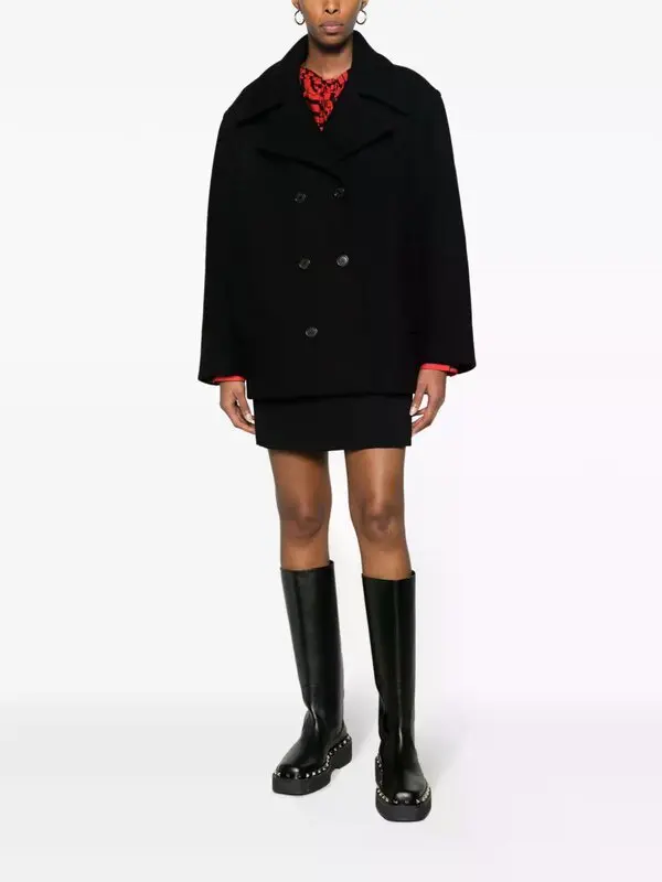 Valentino Garavani Double-breasted Virgin Wool-blend Coat