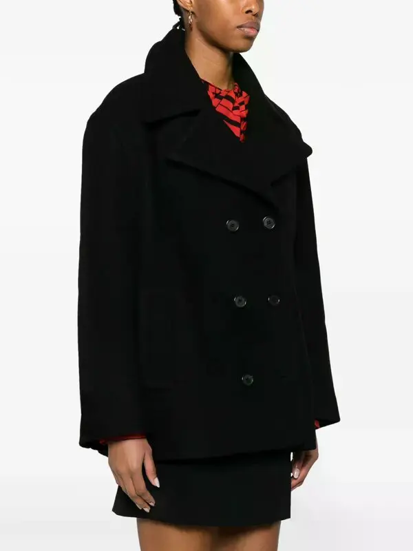 Valentino Garavani Double-breasted Virgin Wool-blend Coat