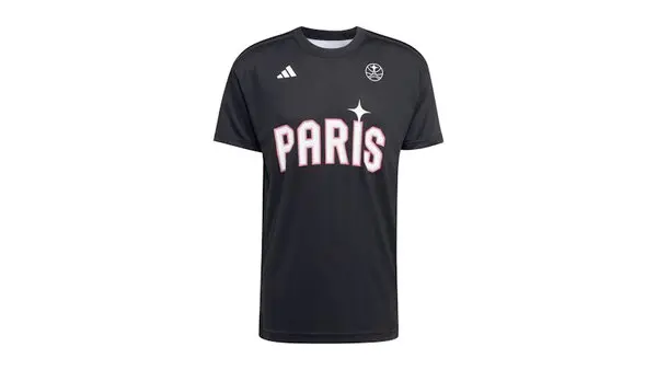 Adidas Paris Warm Up Short Sleeve Jersey - Black