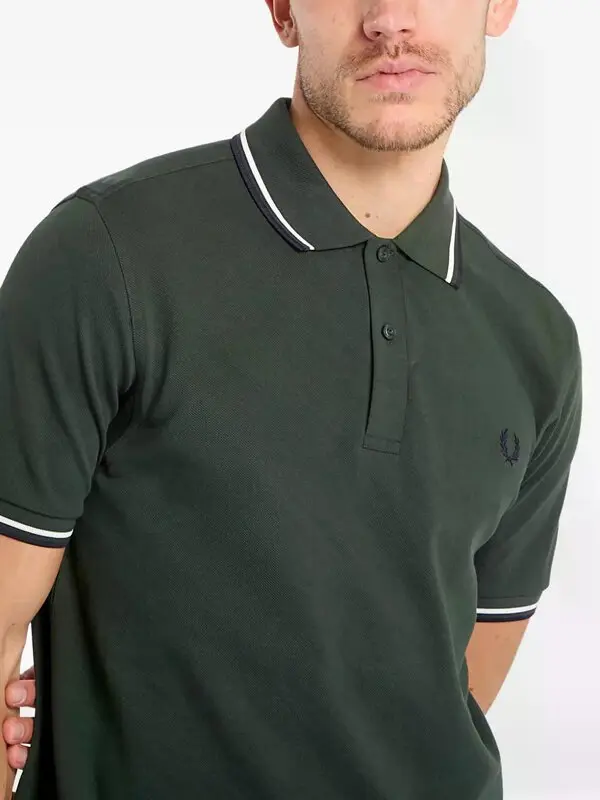 Fred Perry Twin-tipped-collar Polo Shirt - Green