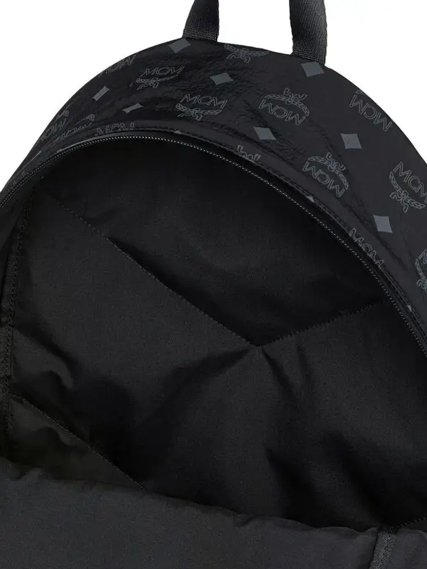 Mcm Stark Monogram-pattern Packable Backpack
