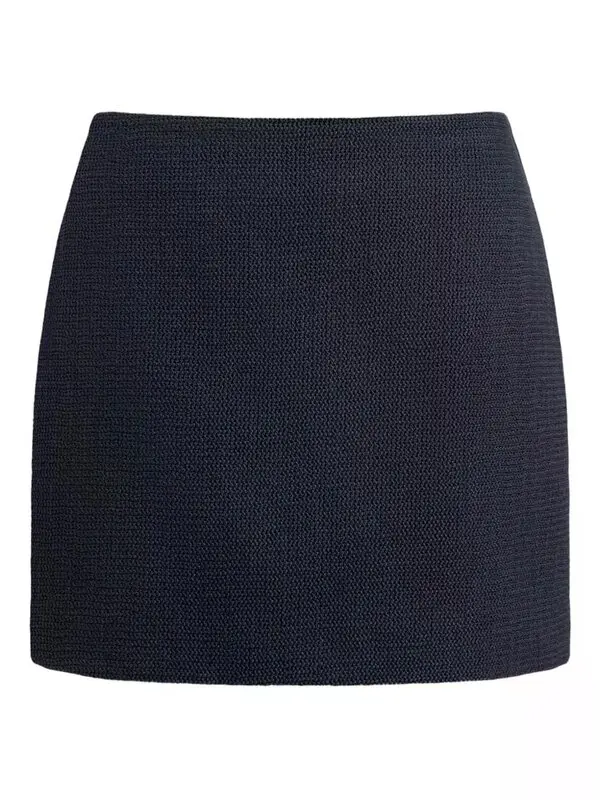 12 STOREEZ Textured Mini Skirt