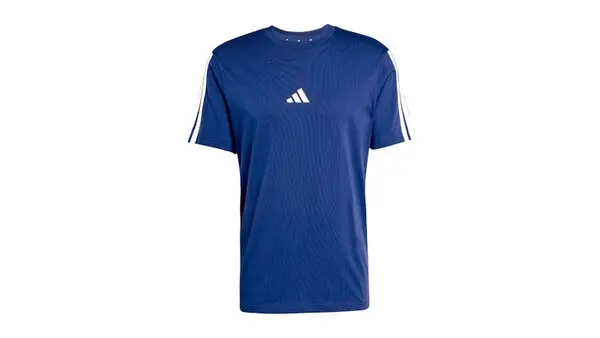 Adidas Essentials 3stripes Single Jersey T-shirt - Dark Blue White