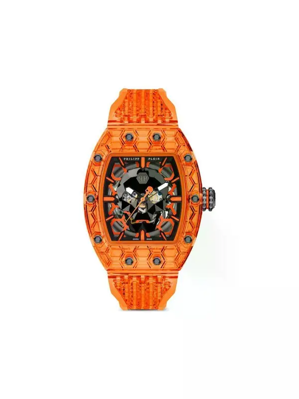 Philipp Plein Crypto King Vulcan-x 55mm Watch - Black