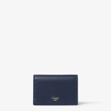 Fendi Selleria Card Case - Blue
