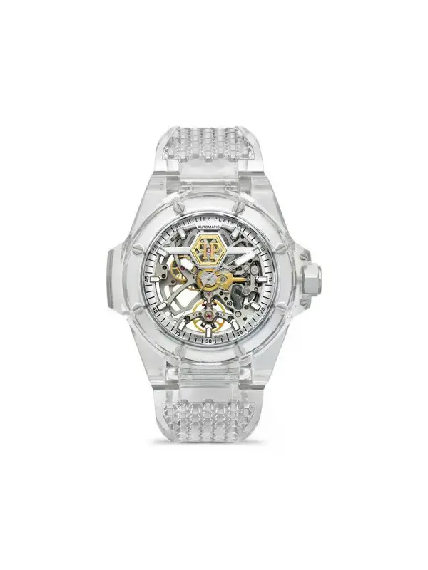 Philipp Plein King Phantom Ice 46mm Watch - Silver
