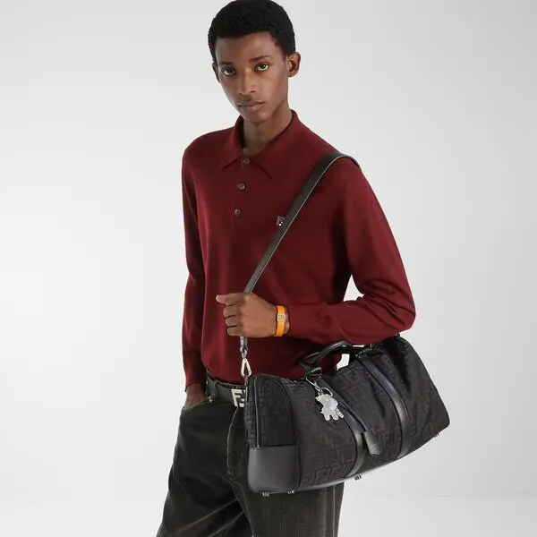 Fendi Ff Nylon Travel Bag