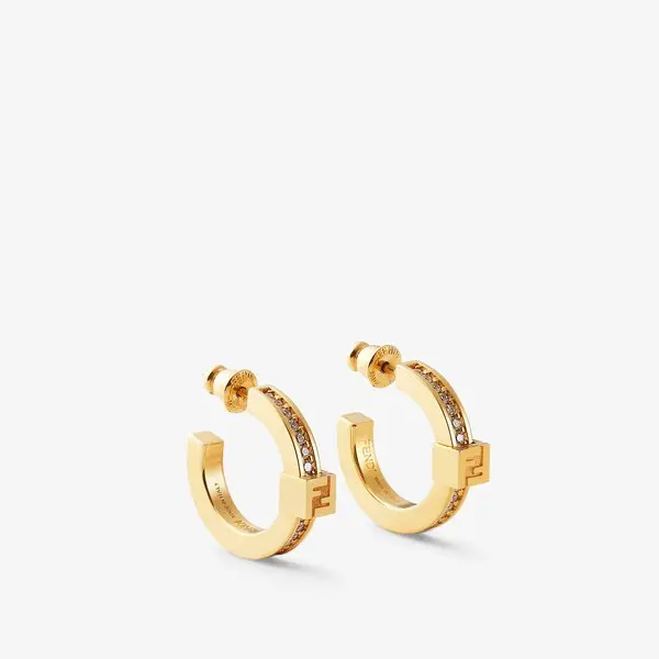 Fendi Forever Earrings - Gold