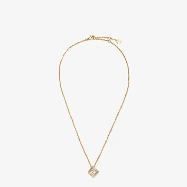 Fendi Forever Necklace With Ff Pendant
