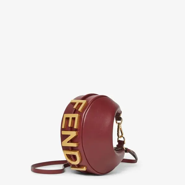Fendi Fendigraphy Mini Hobo Bag - Red