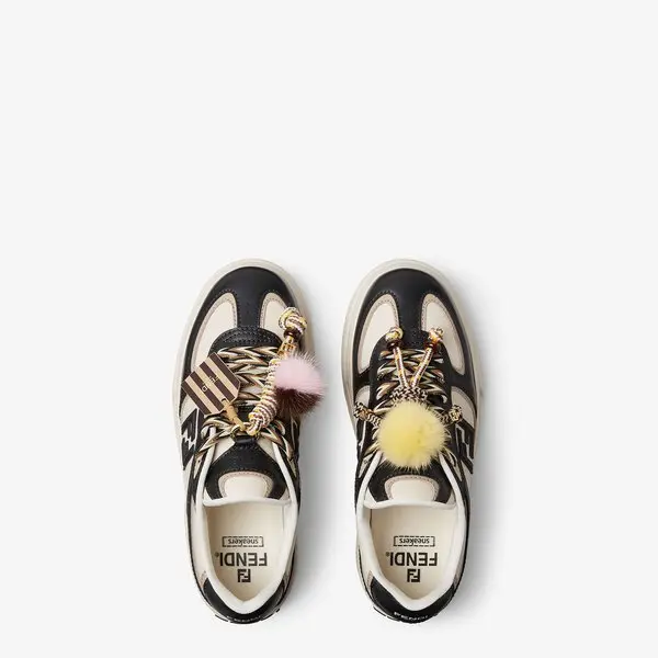 Fendi Match Lace-up Trainers