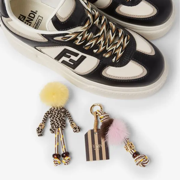 Fendi Match Lace-up Trainers
