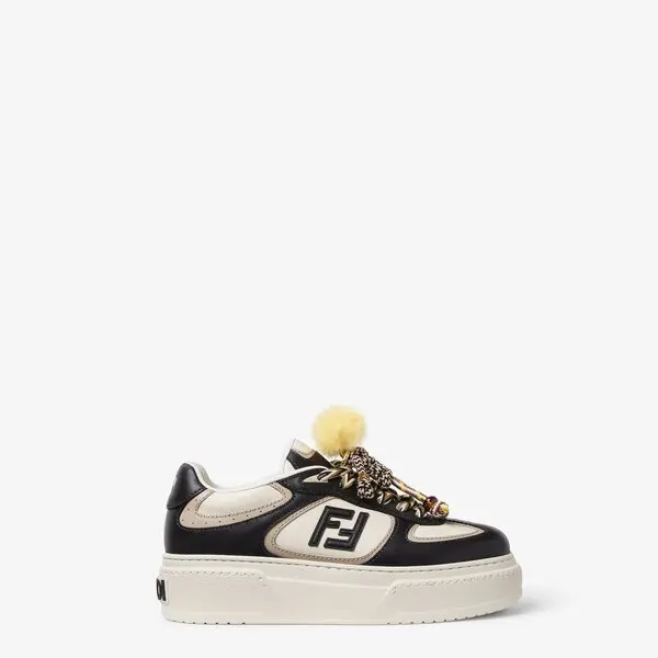 Fendi Match Lace-up Trainers - Multicolour