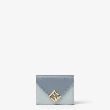 Fendi Ff Diamonds Wallet - Light Blue