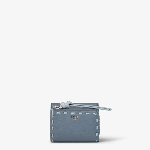 Fendi Peekaboo Micro Trifold - Light Blue