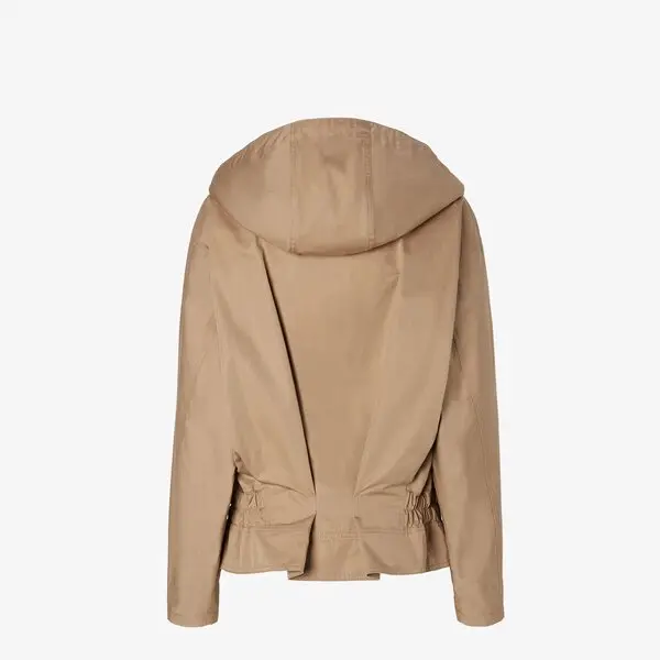 Fendi Cotton Drill Blouson With Embroidered Logo