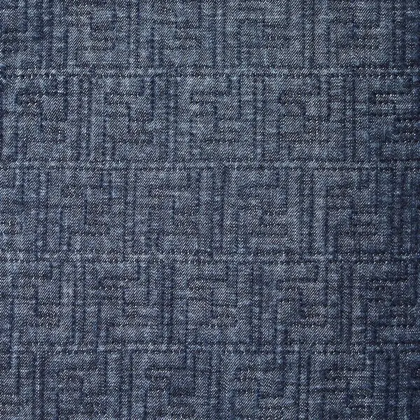 Fendi Ff Motif Dark Denim Jacket - Blue