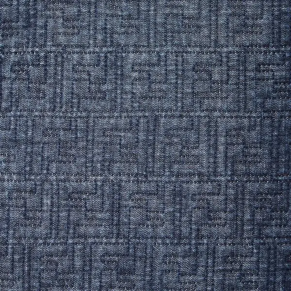 Fendi Ff Motif Dark Denim Jacket - Blue