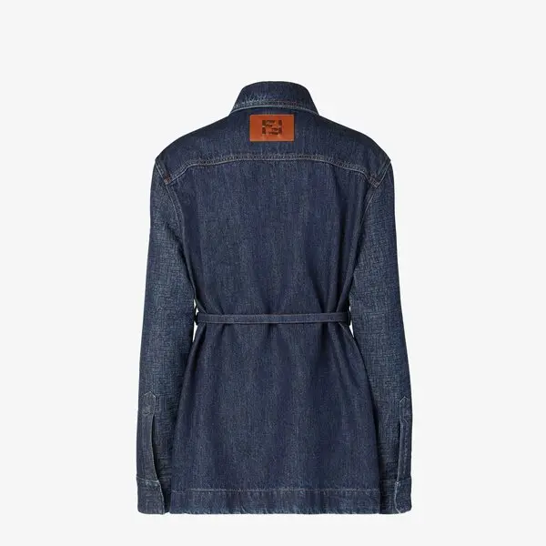 Fendi Single-breasted Denim Jacket