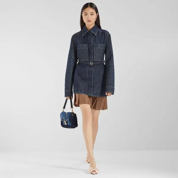 Fendi Single-breasted Denim Jacket
