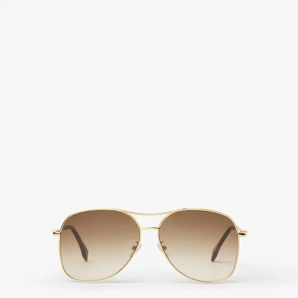 Fendi Fendigraphy Oversized Aviator Sunglasses