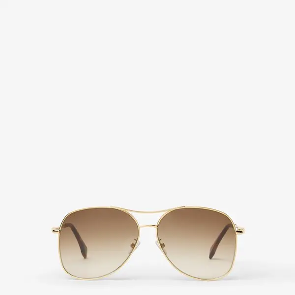 Fendi Fendigraphy Oversized Aviator Sunglasses