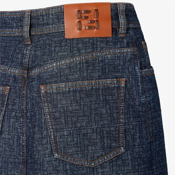 Fendi Flared Midi Skirt