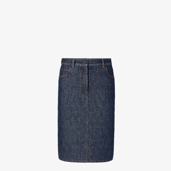 Fendi Flared Midi Skirt