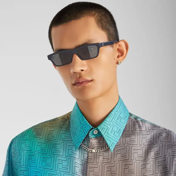 Fendi Squared Ff Sunglasses