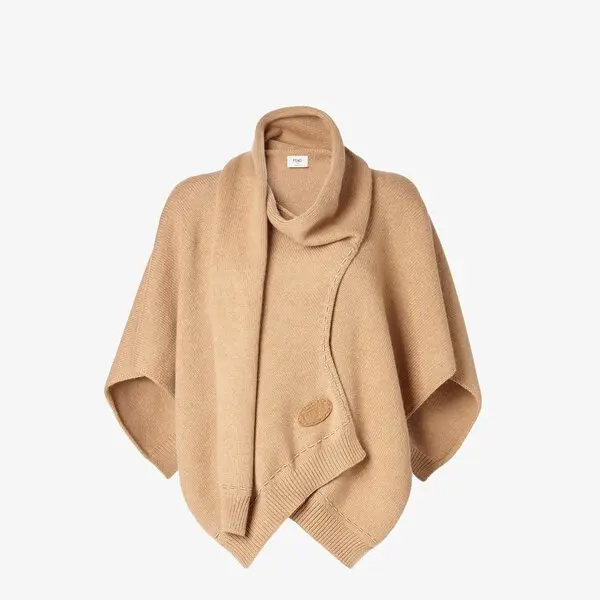 Fendi Cashmere Knit Poncho