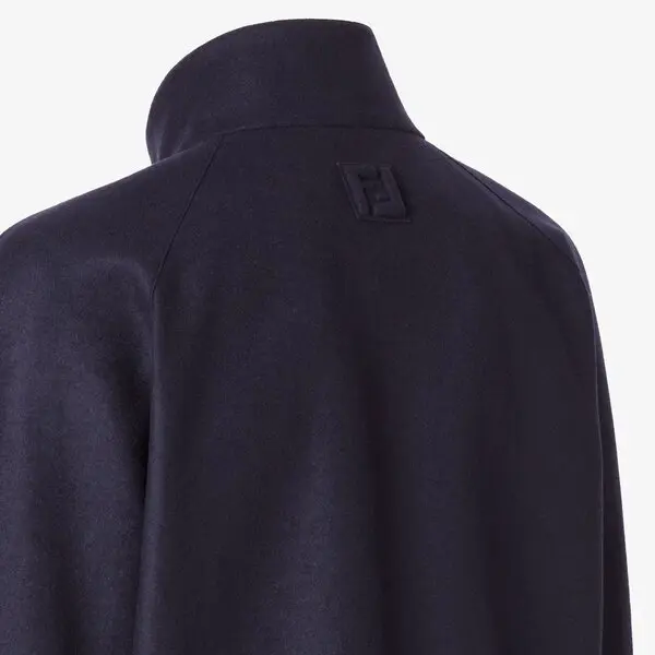 Fendi Cashmere Blouson With Embossed Ff Patch