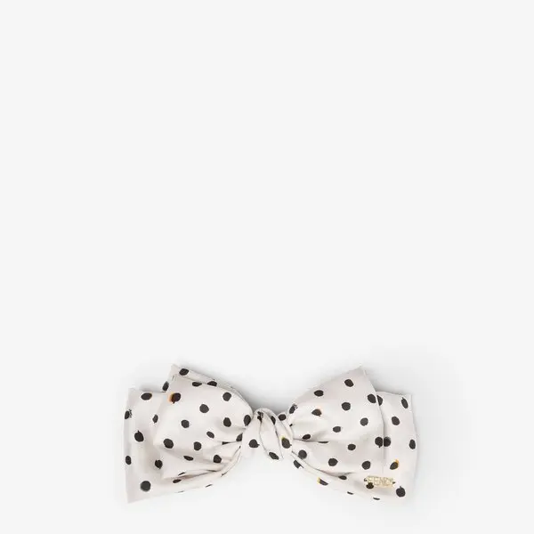 Fendi Ff Motif Silk Hair Clip