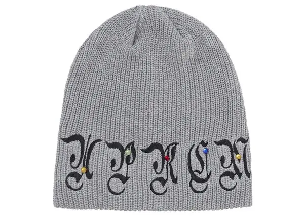 Supreme Aoi Gems Beanie - Heather Grey