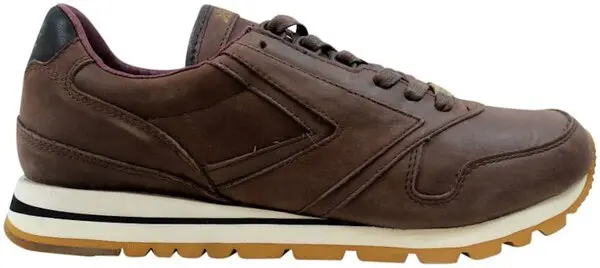 Brooks Chariot Leather Sneakers - Copper Brown Leather