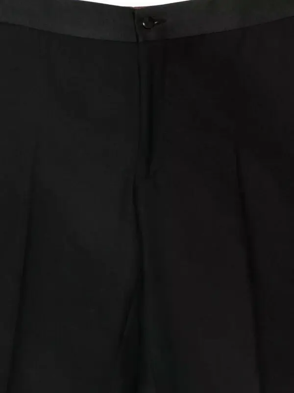 Canali Trim-detail Trousers - Black