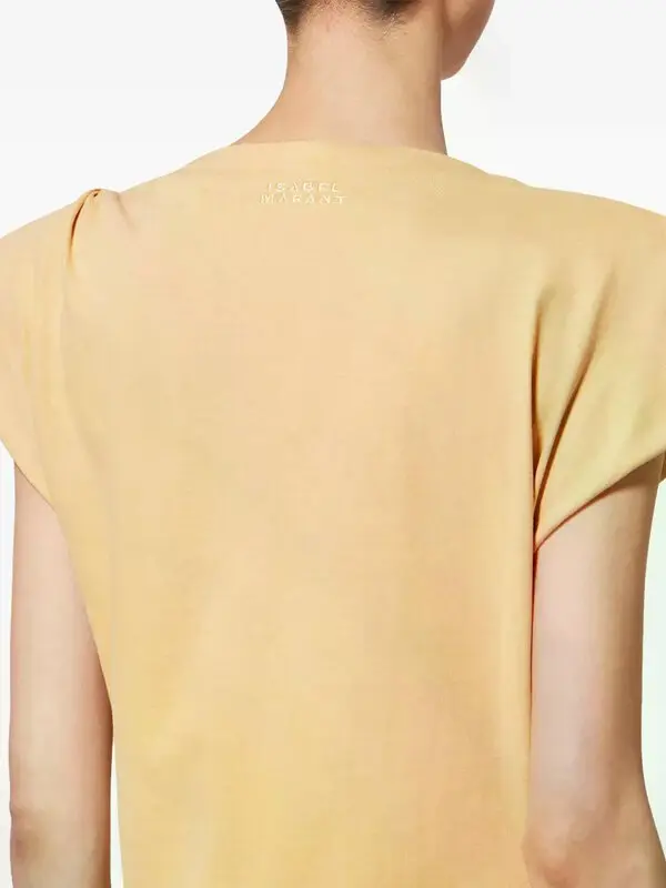 Isabel Marant Étoile Nadela Cotton Jersey Dress - Yellow