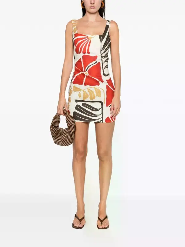 SIR. Julietta Square-neck Mini Dress - Red