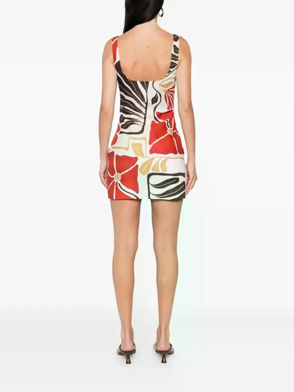SIR. Julietta Square-neck Mini Dress - Red