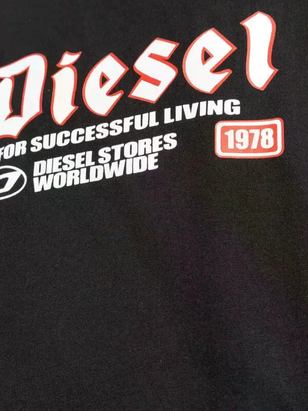 DIESEL® Logo-print Cotton T-shirt