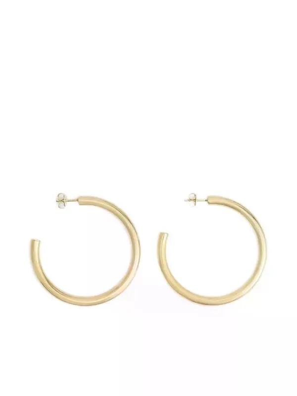 LEMAIRE Classic M Hoop Earrings - Gold